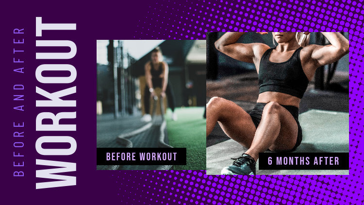 Placeit - YouTube Thumbnail Template for a Workout Challenge Featuring ...