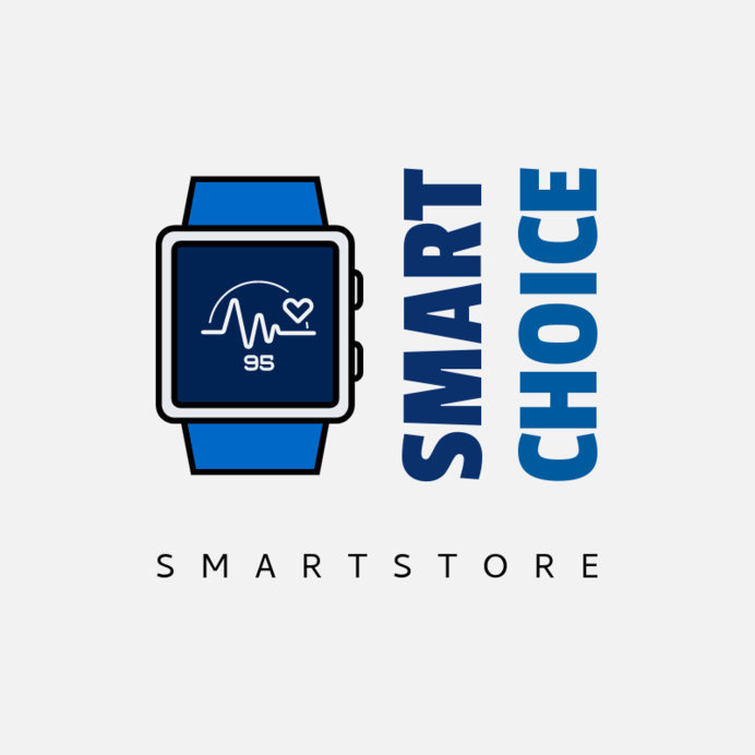 Placeit - Fun Logo Template with a Smartwatch Graphic