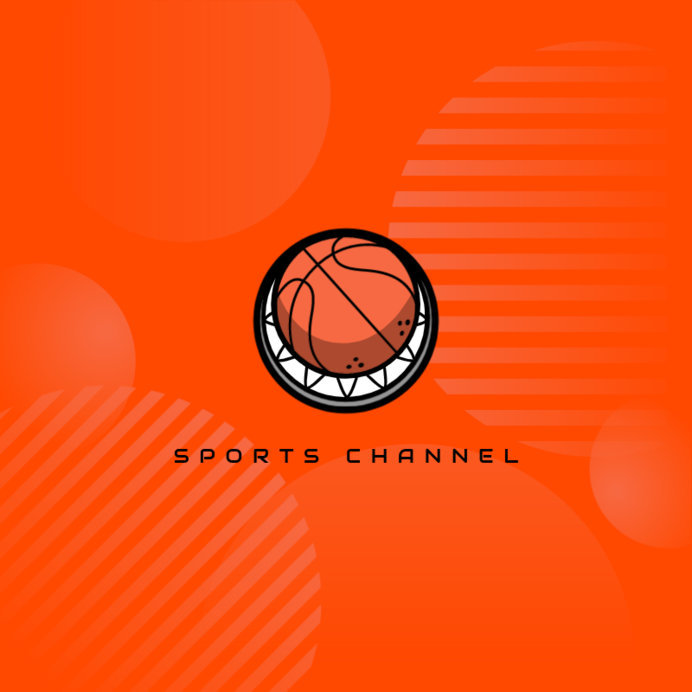 Placeit - Minimal Logo Creator for a Basketball Channel