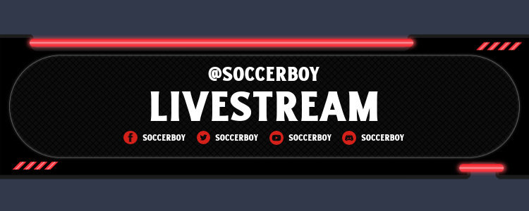 Placeit - Modern Twitch Banner Design Template for a Sports Games Streamer