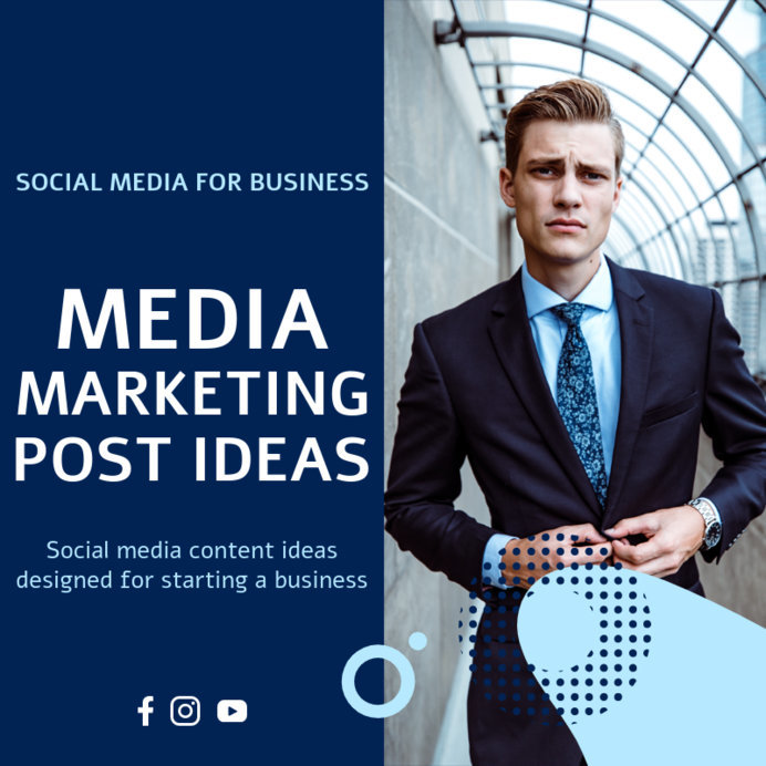 Placeit - Business-Themed Instagram Post Template for Marketing Tips