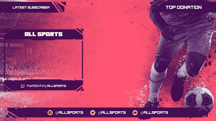 Placeit - Twitch Overlay Design Maker for Soccer Games Streamers