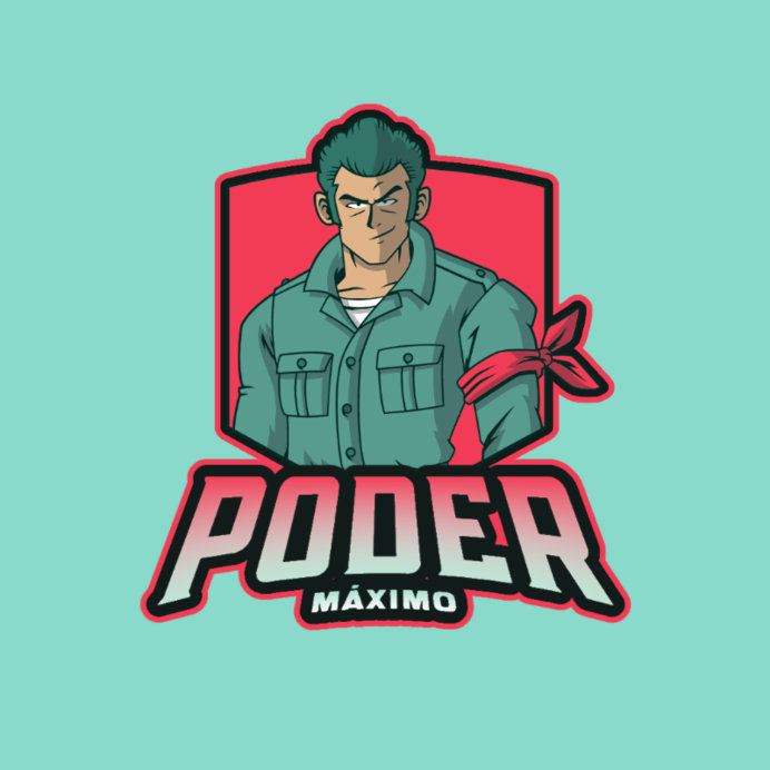 Placeit - Gaming Logo Template Featuring a Character Inspired by The ...