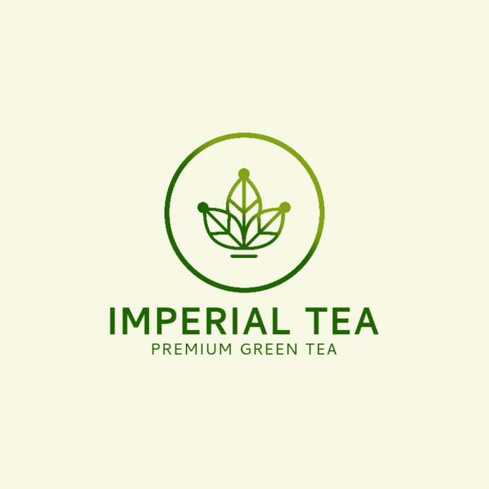 Placeit - Logo Maker for Premium Tea Brands Featuring Leaf Graphics