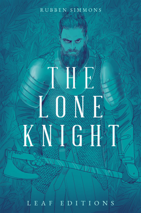 Placeit - Fiction Book Cover Design Template with an Epic Knight Portrait