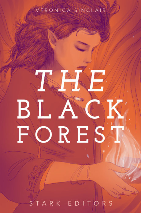 Placeit - Book Cover Design Creator with a Portrait of a Magical Elf