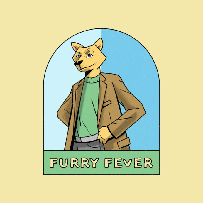 Placeit - Logo Maker for Gaming Streamer with a Male Furry Character