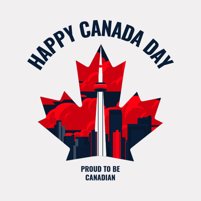Placeit - Instagram Post Generator to Celebrate Canada Day