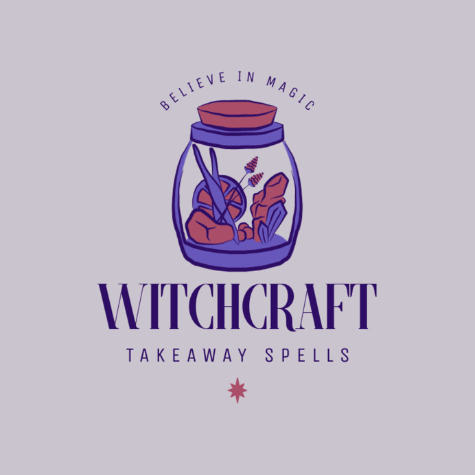 Placeit - Online Logo Maker Featuring Magical Objects Illustrations