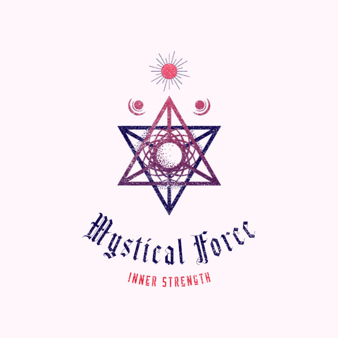 Placeit - Esoteric Logo Generator Featuring an Abstract Graphic
