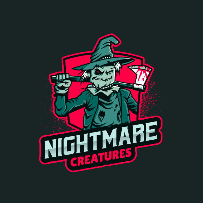 Placeit - Resident Evil-Inspired Logo Creator With a Scarecrow Character