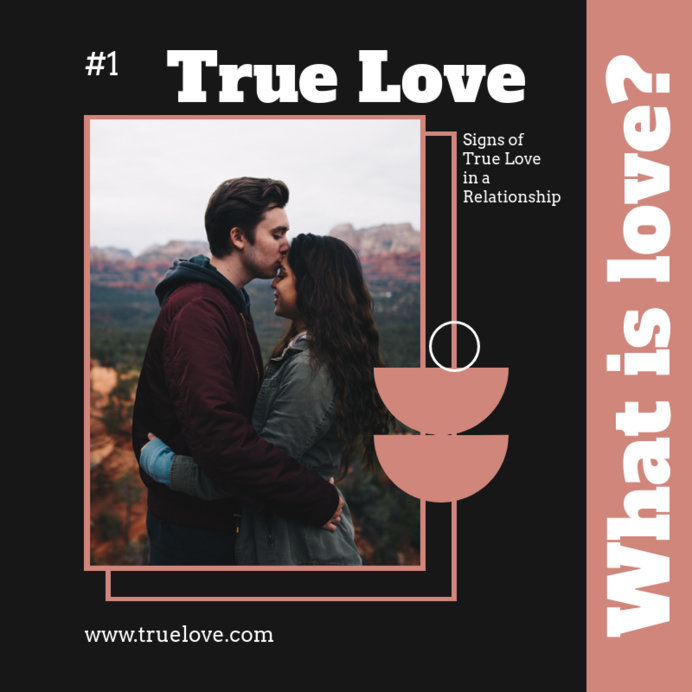 Placeit - Instagram Post Design Maker for a Carousel About Love and ...