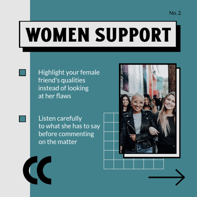 Placeit - Instagram Post Design Generator With a Supportive Feminist ...