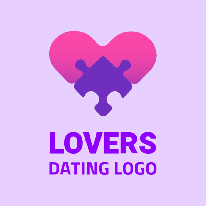 Placeit - Logo Creator for a Dating Website Featuring a Puzzle Heart ...