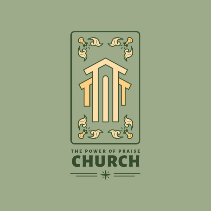 Placeit - Logo Maker for a Christian Church Featuring Religious Graphics