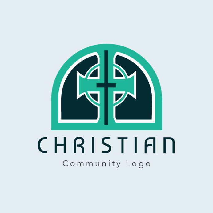 Placeit - Online Logo Creator for a Roman Catholic Church with Praying ...
