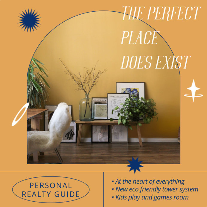 Placeit - Instagram Post Template for Real Estate Advisors