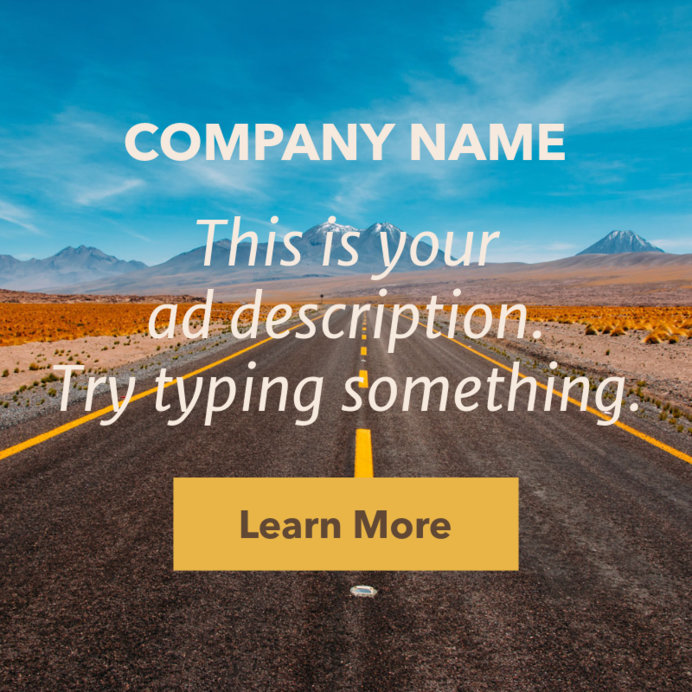 Placeit - Online Banner Maker Title With Subtitle and Button