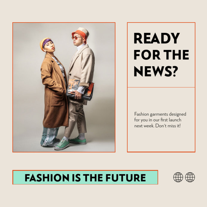 Placeit - Instagram Post Template for a Clothing Brand to Share News