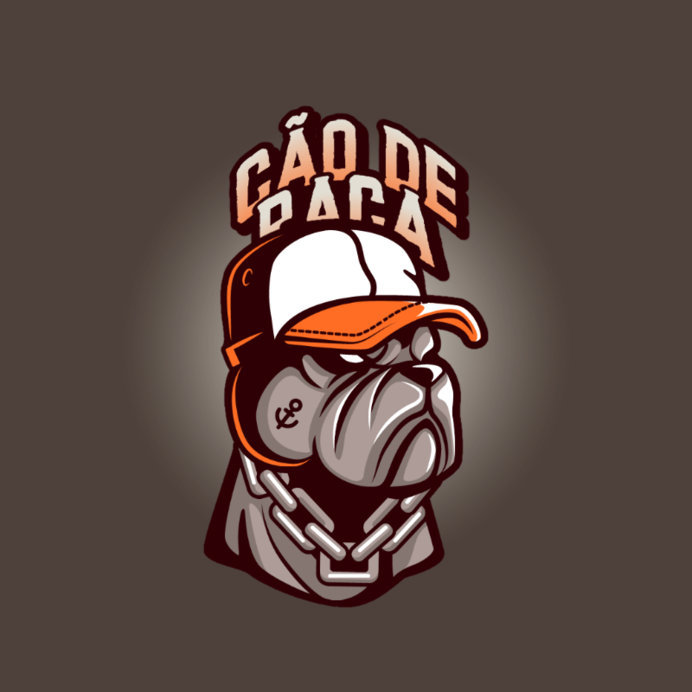 Placeit - Logo Maker for a Streetwear Brand With a Bulldog Graphic