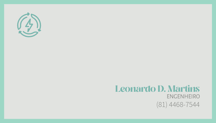 Placeit - Business Card Design Template for an Engineer Featuring a ...