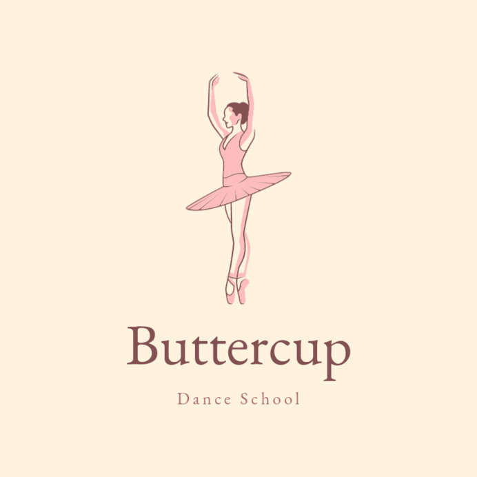 Placeit - Logo Maker for a Ballet Studio Featuring a Minimal Illustration