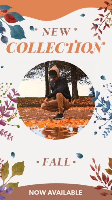 Placeit - Fall-Themed Instagram Story Design Template for a New Fashion ...