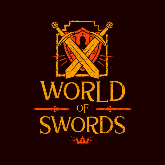 Placeit - RPG Logo Maker with a Graphic of Clashing Swords