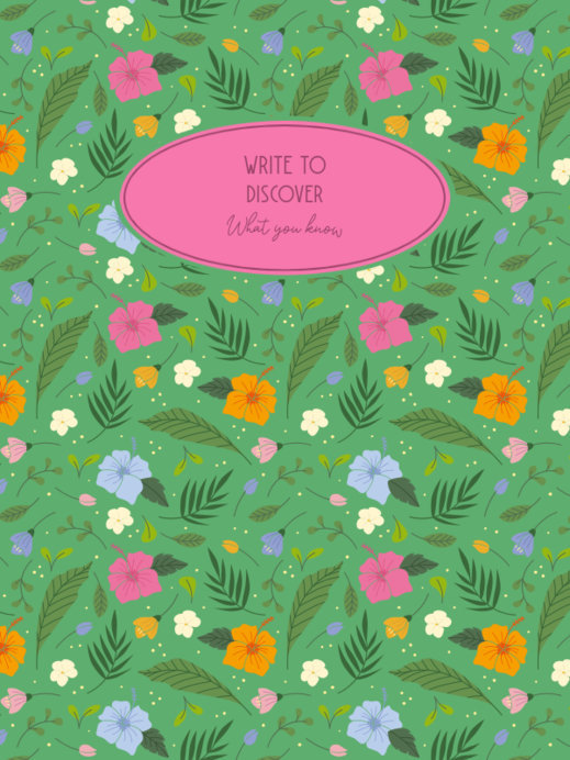 Placeit - Notebook Cover Design Maker Featuring Quotes and Botanical ...