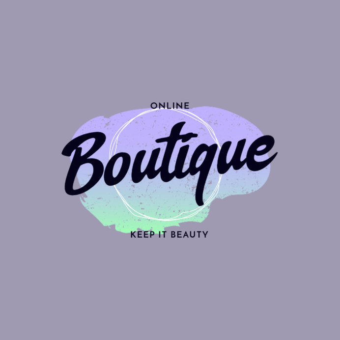 Placeit - Online Boutique Logo Maker Featuring Color Gradients