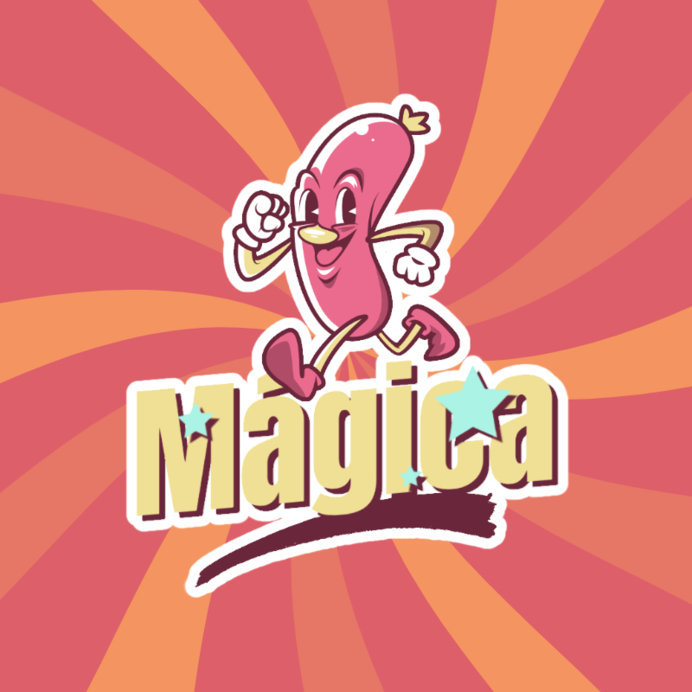 Placeit - Clothing Brand Logo Template Featuring Vintage Cartoons