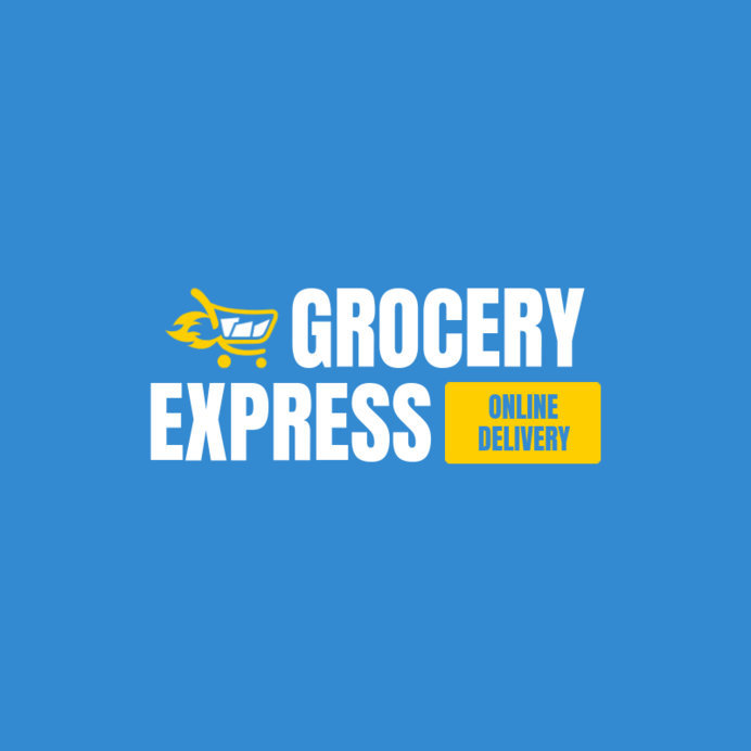 Placeit - Logo Maker for an Online Grocery Delivery Service