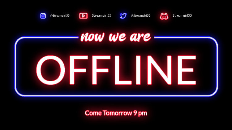 Placeit - Offline Banner Maker With a Neon Aesthetic