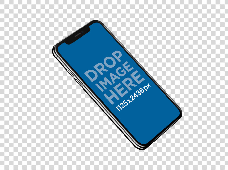 Placeit - iPhone 11 Pro Mockup Angled Transparent Background