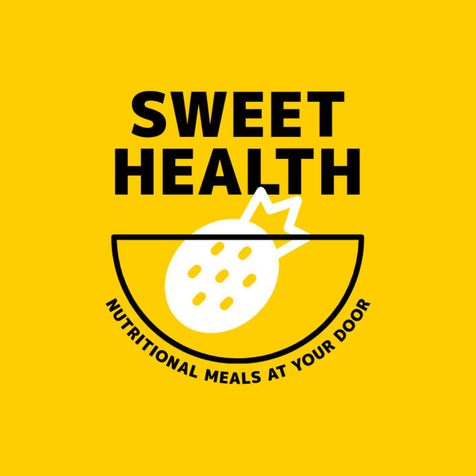 Placeit - Logo Template with a Fruit Graphic for a Food Delivery Service