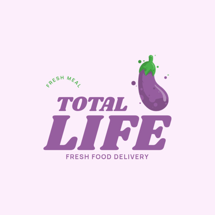Placeit - Fresh Food Delivery App Logo Template