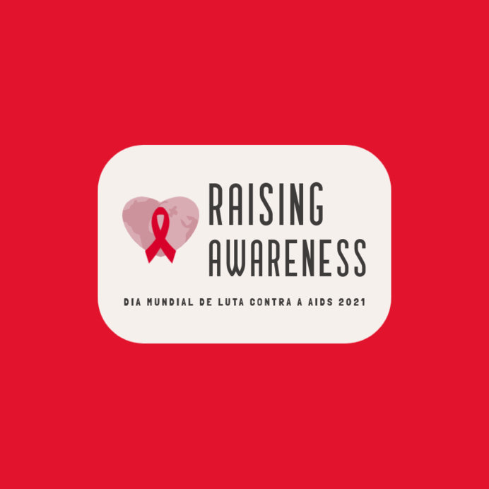 Placeit - AIDS Awareness Campaign Logo Template Featuring Ribbon Graphics