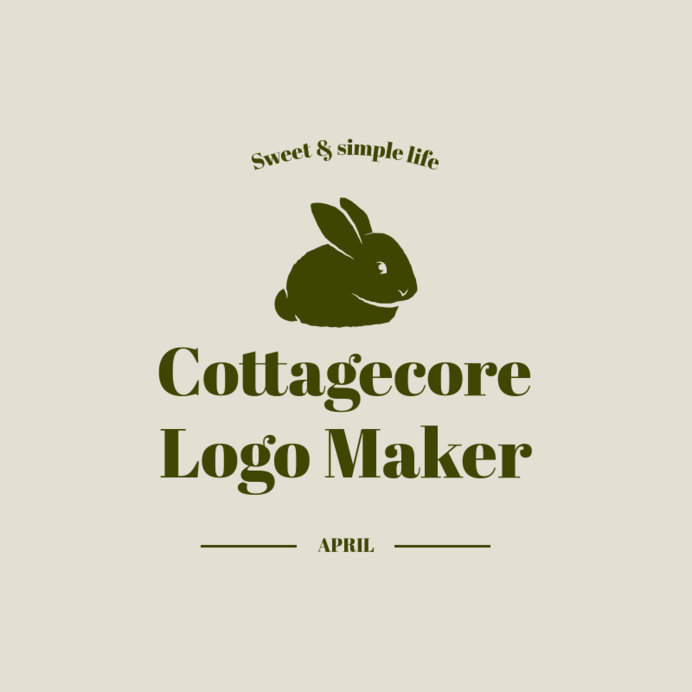 Placeit - Simple Logo Maker with a Cottagecore Aesthetic