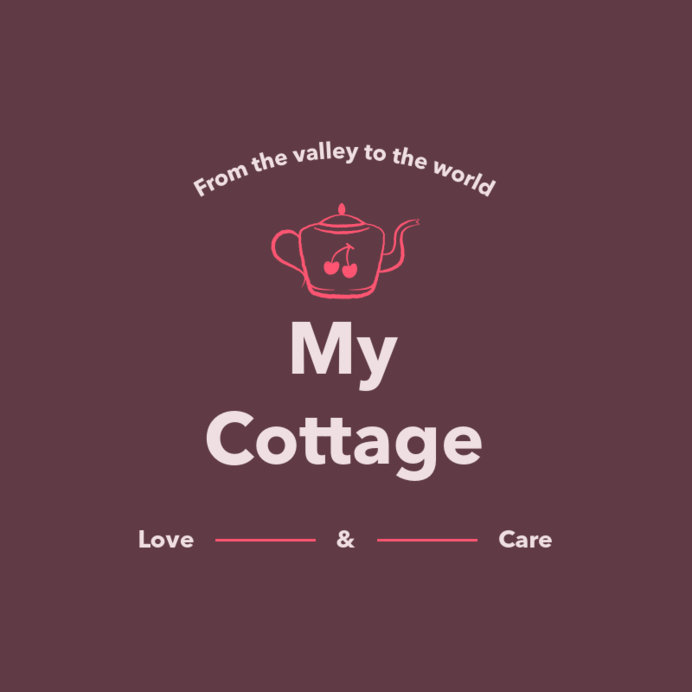 Placeit - Cottagecore-Themed Logo Maker for a Tea House