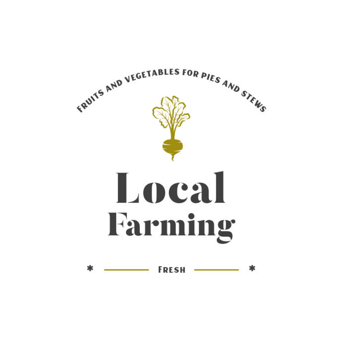 Placeit - Cottagecore-Aesthetic Logo Maker for a Farmers Market
