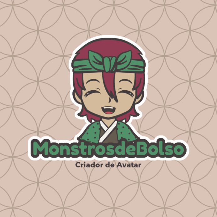 Placeit - Chibi Anime-Style Avatar Logo Template Inspired by Pokémon