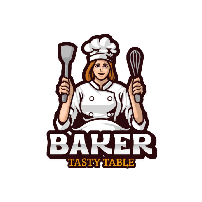 Placeit - Logo Generator for a Baking-Themed Channel