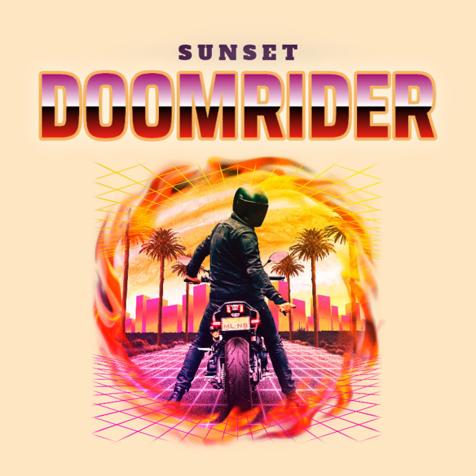 Placeit - Retro Album Cover Maker for Synth Rock Musicians