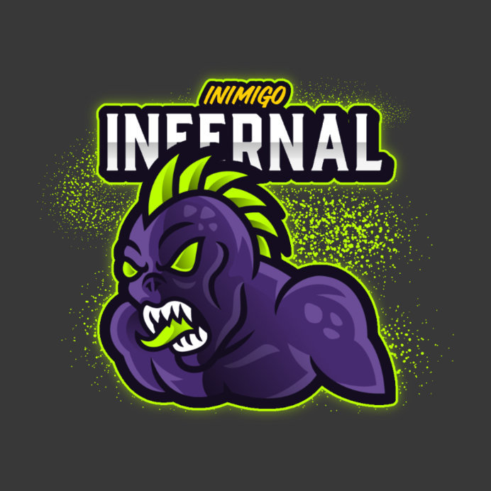 Placeit - Gaming Logo Maker for Streamers Featuring Cryptid Illustrations