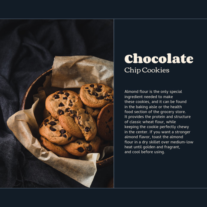 Placeit - Instagram Post Design Maker for a Baking-Themed Carousel