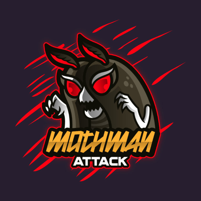 Placeit - Streamer's Logo Creator Featuring an Illustrated Mothman