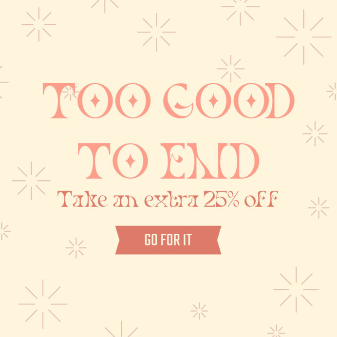 Placeit - Ad Banner Template for an Extended Sale Featuring Star Graphics