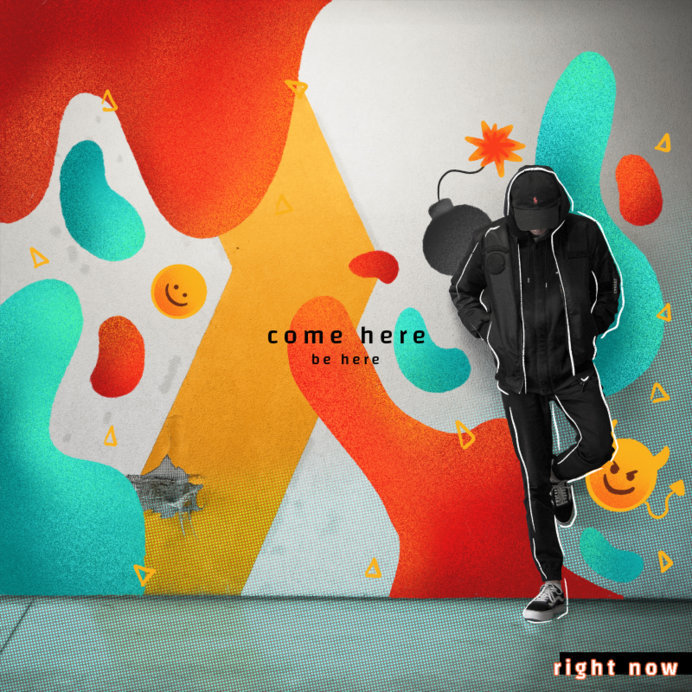 Placeit - Colorful Album Cover Design Template for an Underground Rapper