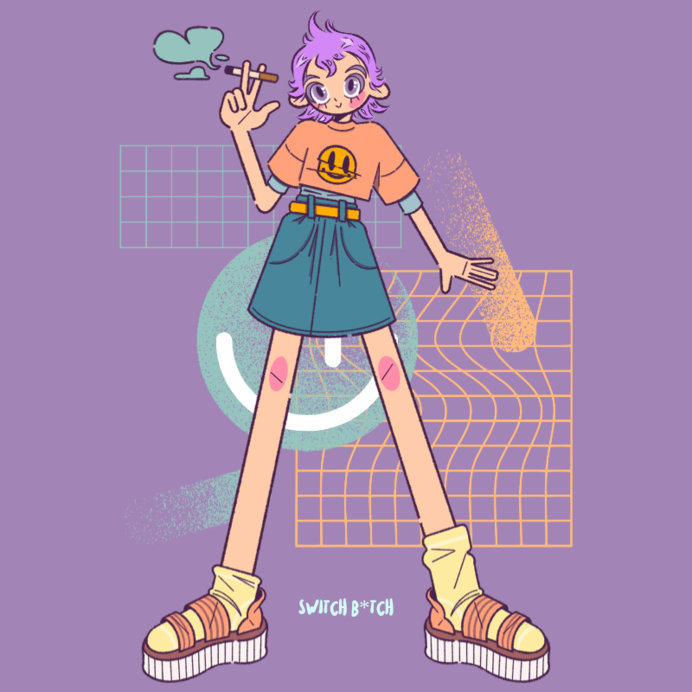 Placeit - Avatar Maker Featuring a Character in a Stylish Outfit