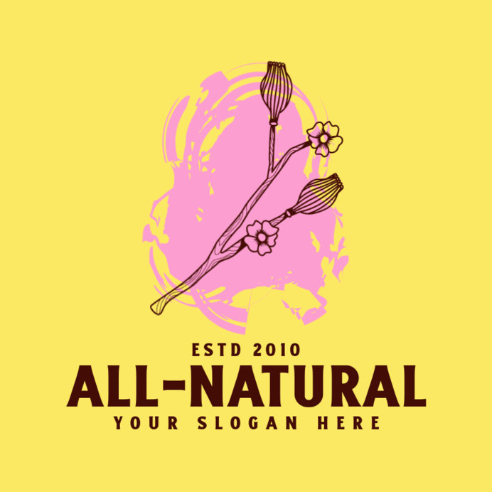 Placeit - Logo Generator for Natural Products with a Cottagecore Theme